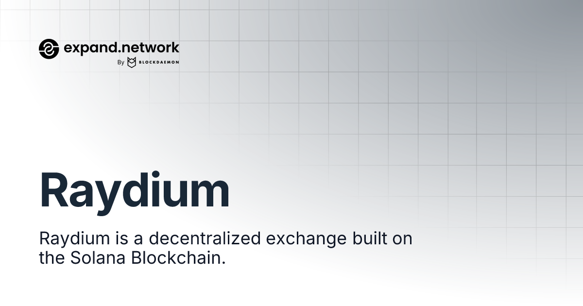 Raydium | expand.network