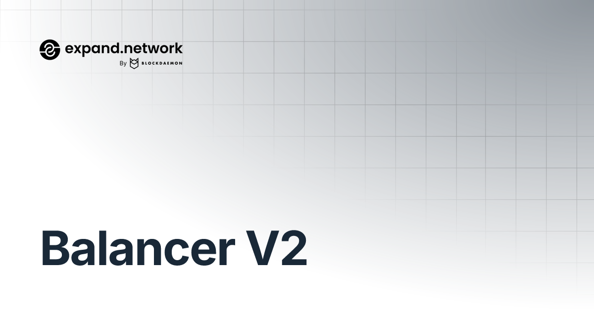 Balancer V2 | expand.network