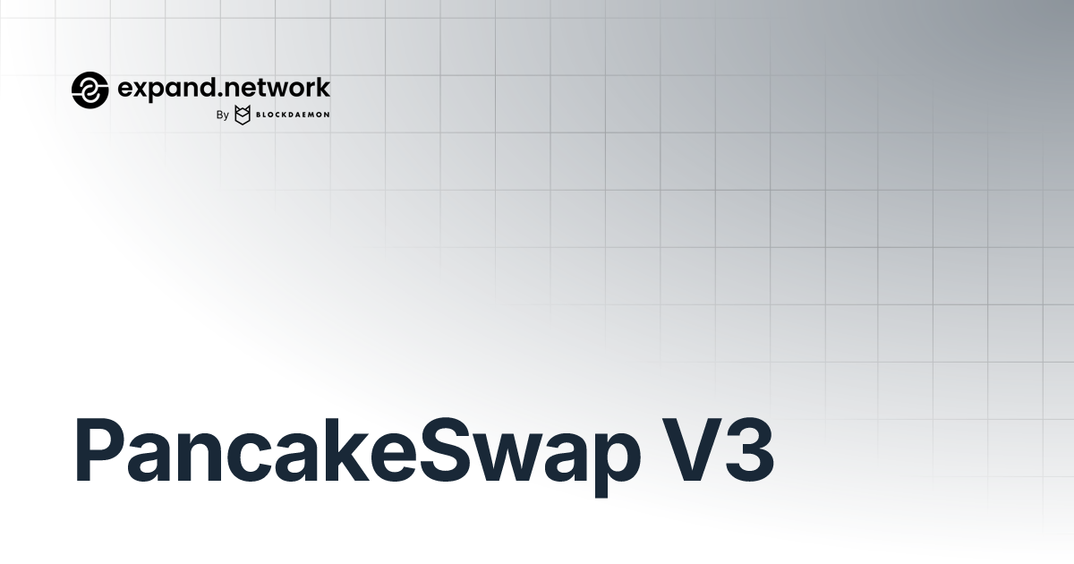 PancakeSwap V3 | expand.network