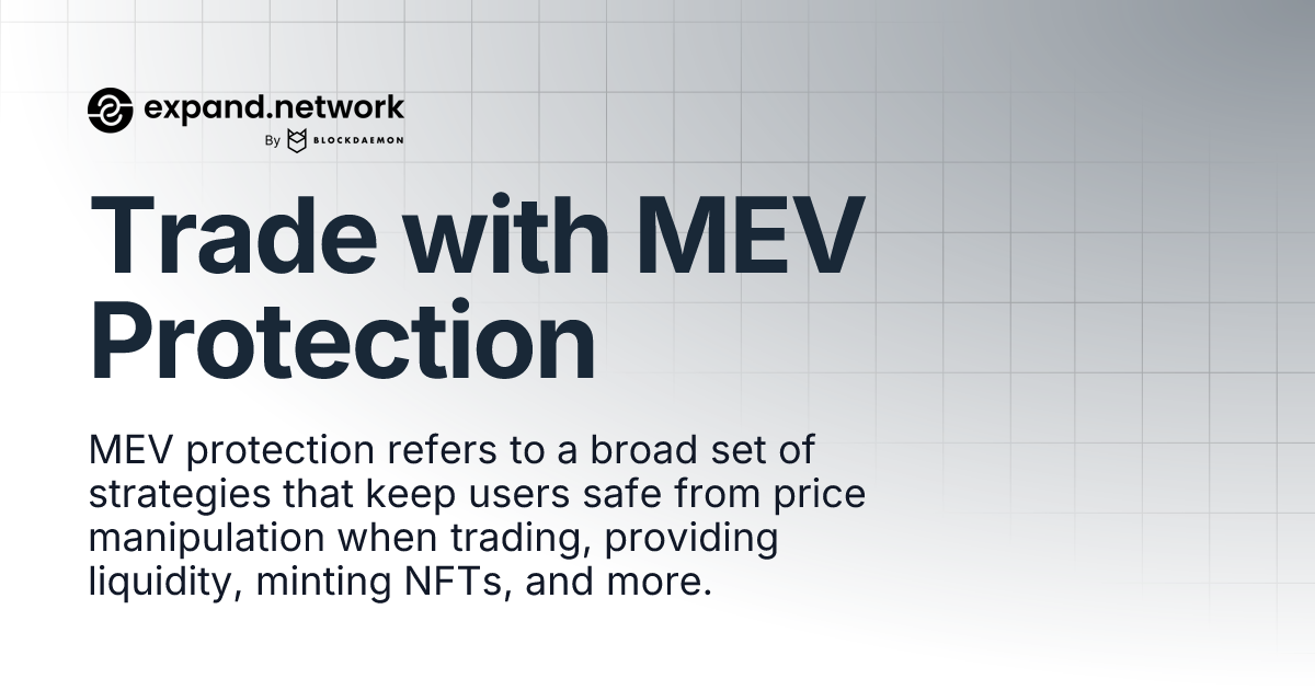Trade with MEV Protection | expand.network