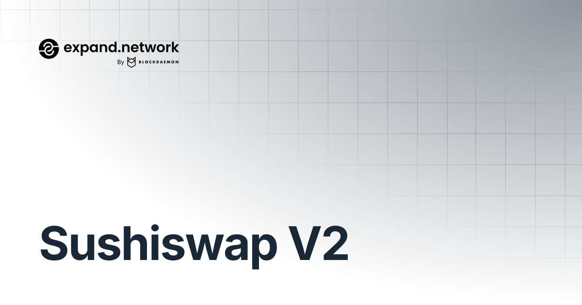 Sushiswap V2 | expand.network