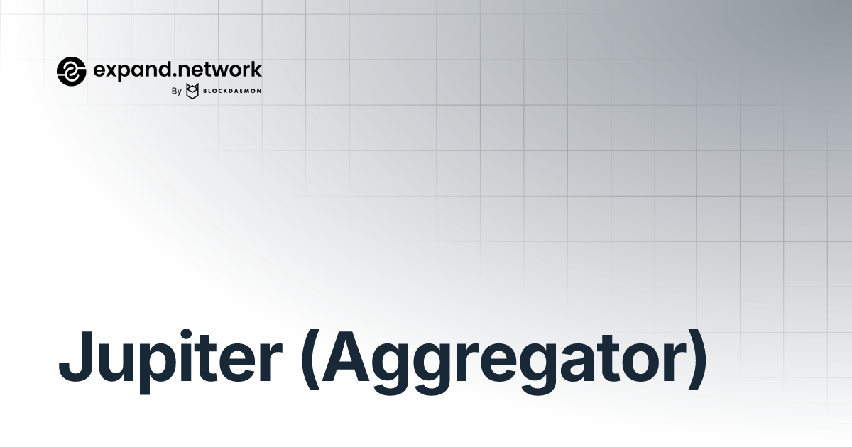 Jupiter (Aggregator) | expand.network