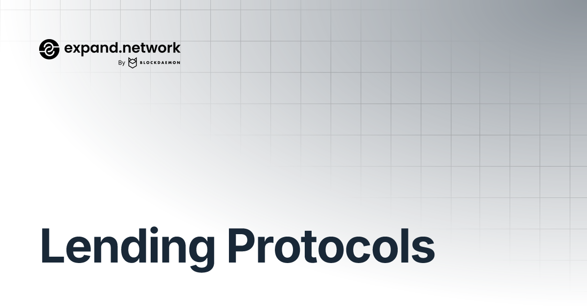 Lending Protocols | expand.network